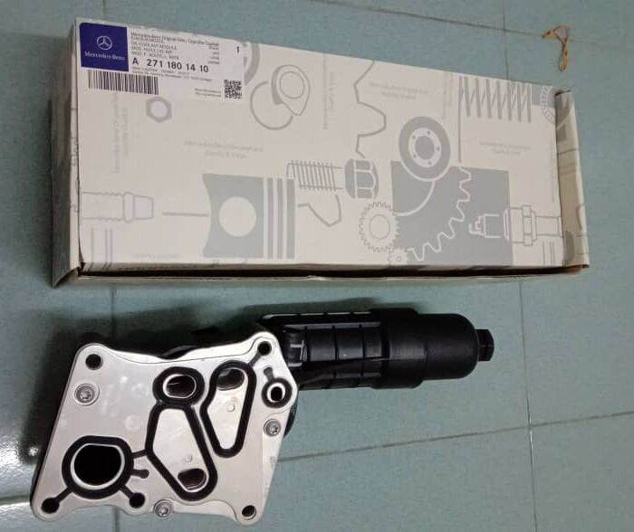 2711801410 ENGINE OIL COOLER WITH OIL FILTER HOUSING MERCEDES M271 CGI ...