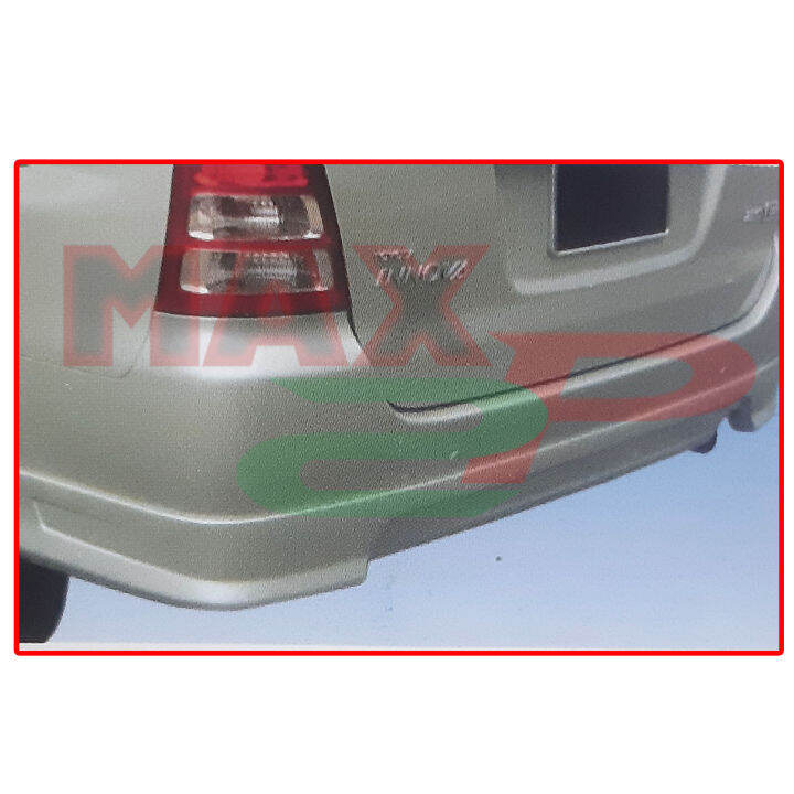 Toyota Innova OE Style Rear Back Skirt Lower Lip Spoiler Fiberglass ...