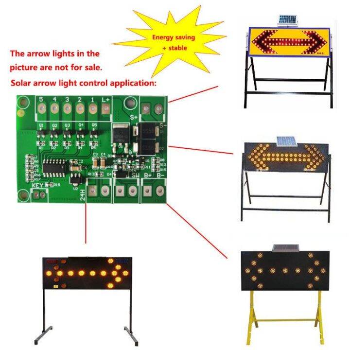 Solar lamp controller 12V Solar Arrow Lamp Controller Traffic Solar ...