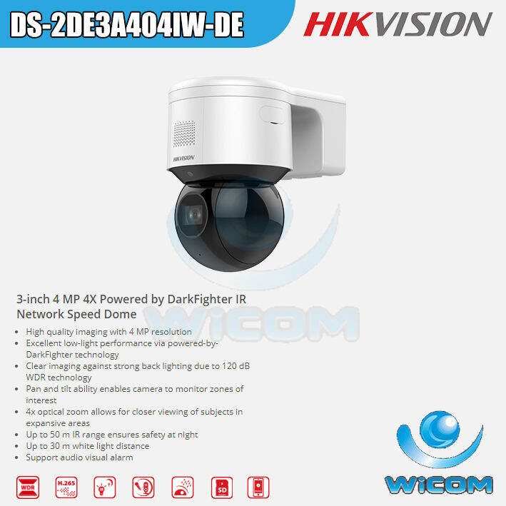Hikv IP PTZ Camera 4MP DS-2DE3A404IW-DE CCTV | Lazada Indonesia