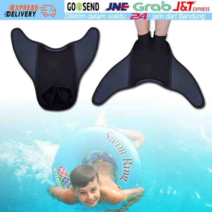 Fins Kaki Monofin Mermaid Kaki Katak Alat Snorkling Swimming Fins Foot ...