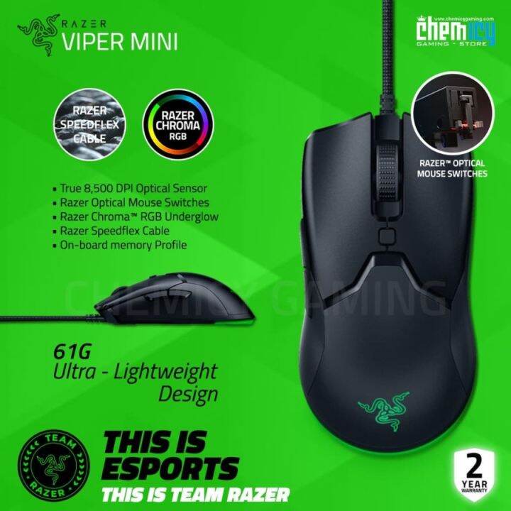 Razer Viper Mini Ultralight Ambidextrous Wired Gaming Mouse | Lazada ...