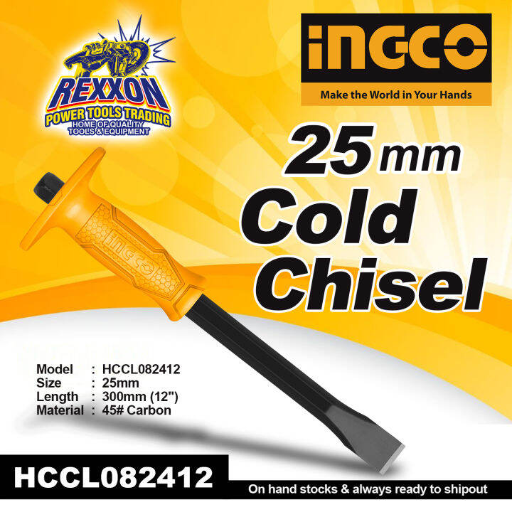 INGCO 25mm Cold Chisel HCCL082412 Rexxon Power Tools Trading | Lazada PH