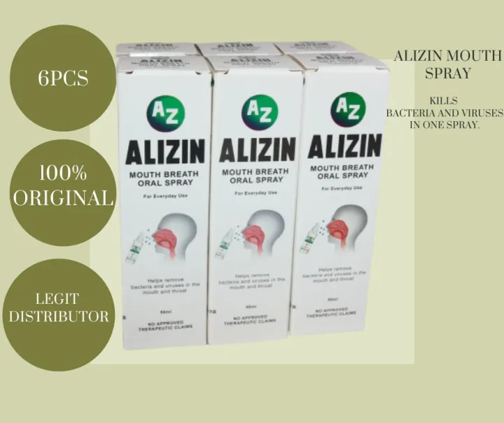 Alizin 2,3,6,12 pcs oral mouth spray FDA Approved - Oral and External ...