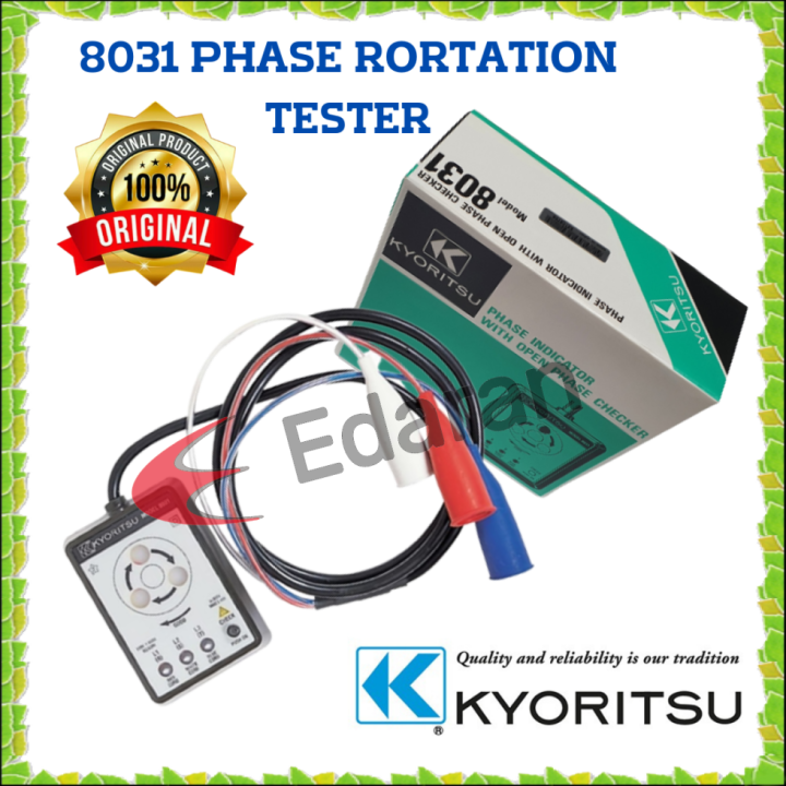KYORITSU 8031 PHASE ROTATION TESTER | Lazada