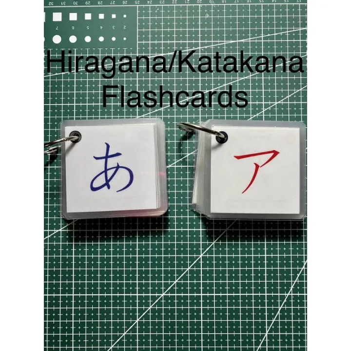 Hiragana Katakana Flashcards - Laminated | Lazada PH