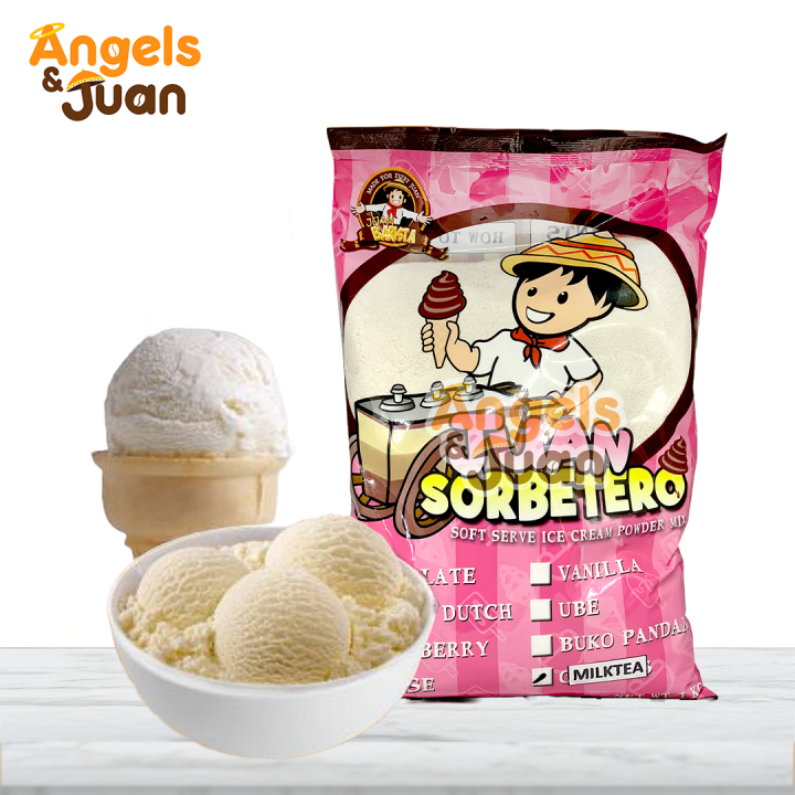 Juan Sorbetero Milktea Soft Serve Ice Cream Powder Mix for Ice Cream ...
