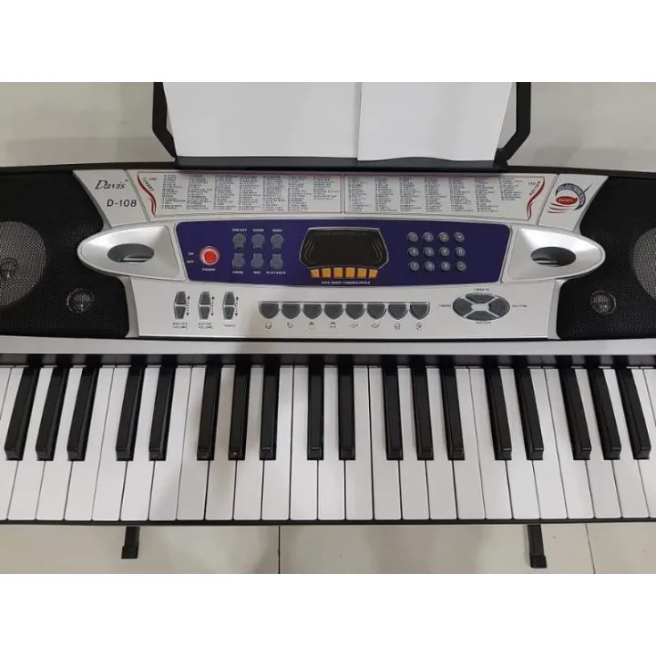 E))Davis D-108 54 Keys Electric Keyboard Piano, Digital Organ, For ...