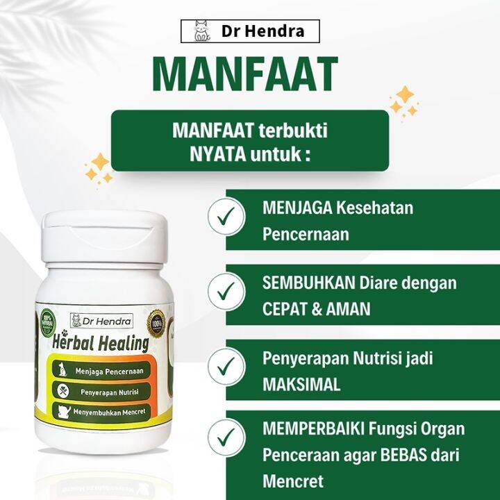 Vitamin hewan peliharaan Gaya baru Vitamin Kucing Herbal Healing ...