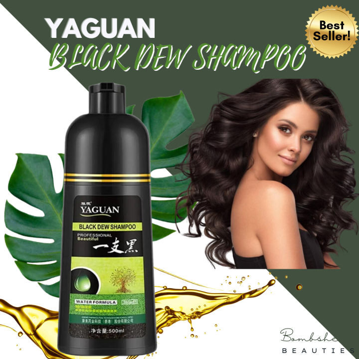 Yaguan Blackening Shampoo 100 Effective Herbal Hair Dye Shampoo White Hair Into Black Hair