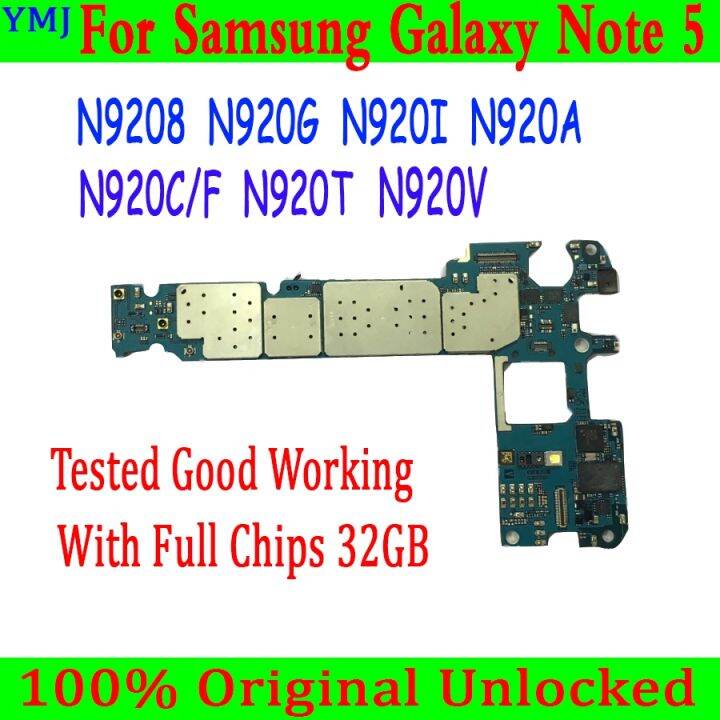 Official version For Samsung Galaxy Note 5 N9208 N920V Logic Board 100 ...