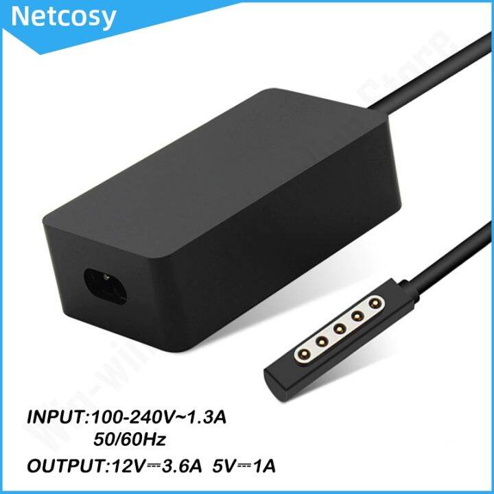 48W 12V 3.6A Portable Charger for Microsoft Surface Pro 2 Surface Pro 1 ...