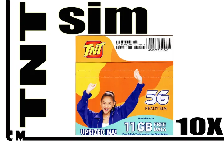 TNT 5G sim 10pcs | Lazada PH