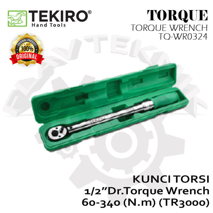 Kunci Momen Torsi TEKIRO 60-340 Nm TR3000/Torque Wrench Moment TR 3000 | Lazada Indonesia