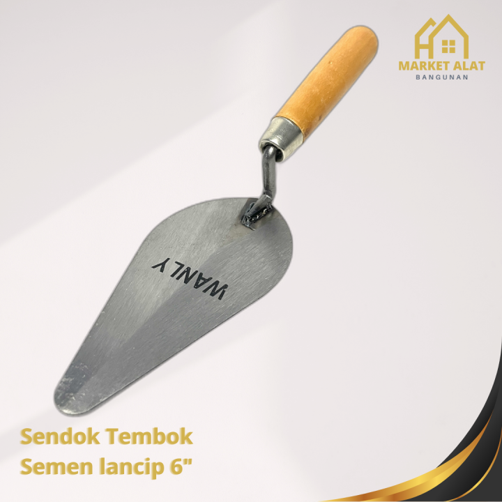 Sendok Tembok Semen Lancip 6” 6 Inci / Sendok Aduk Semen | Lazada Indonesia