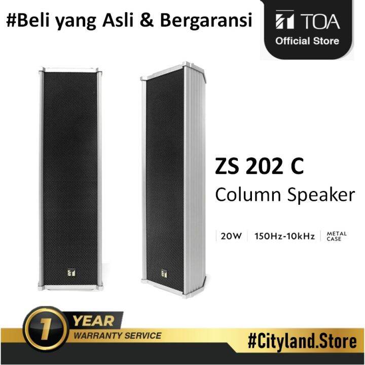 Speaker Column TOA ZS 202C (20w ) Original Bergaransi | Lazada Indonesia