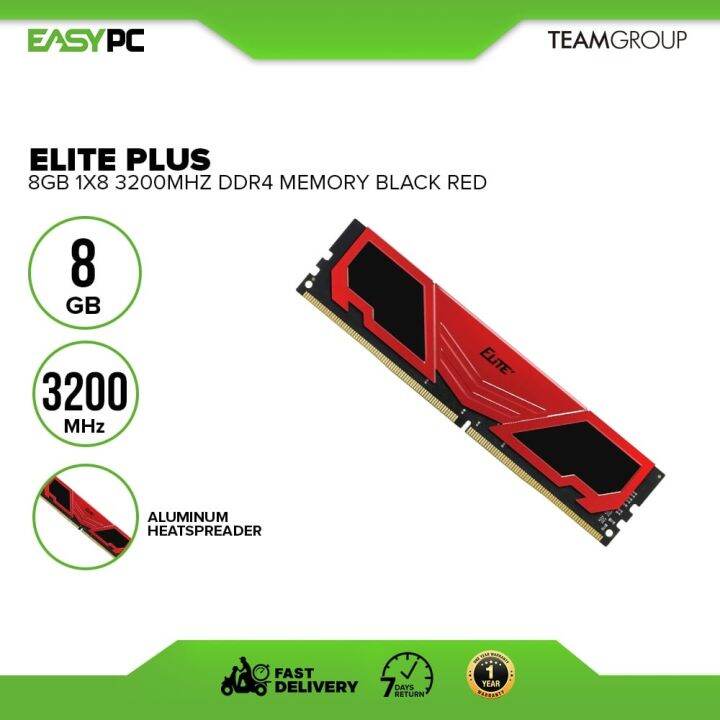 Team Elite Plus 8gb 1x8 3200Mhz Ddr4 Memory Brand New DDR4 RAM New ...