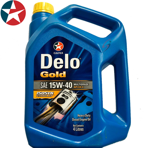 CALTEX Delo Gold CH4 15W40 MG Gallon 4L Diesel Engine Oil | Lazada PH