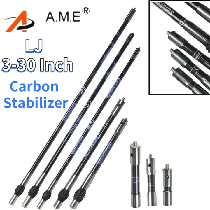 LJ 3-30 Inch Carbon Stabilizer System Balance Bar Main Rod Recurve ...