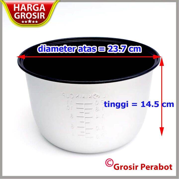 Kirin Panci Teflon Magic Com Rice Cooker Kirin Kap. 2 Liter KRC 138 ...