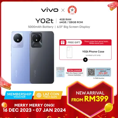 vivo Y02t Price in Malaysia & Specs - RM398 | TechNave