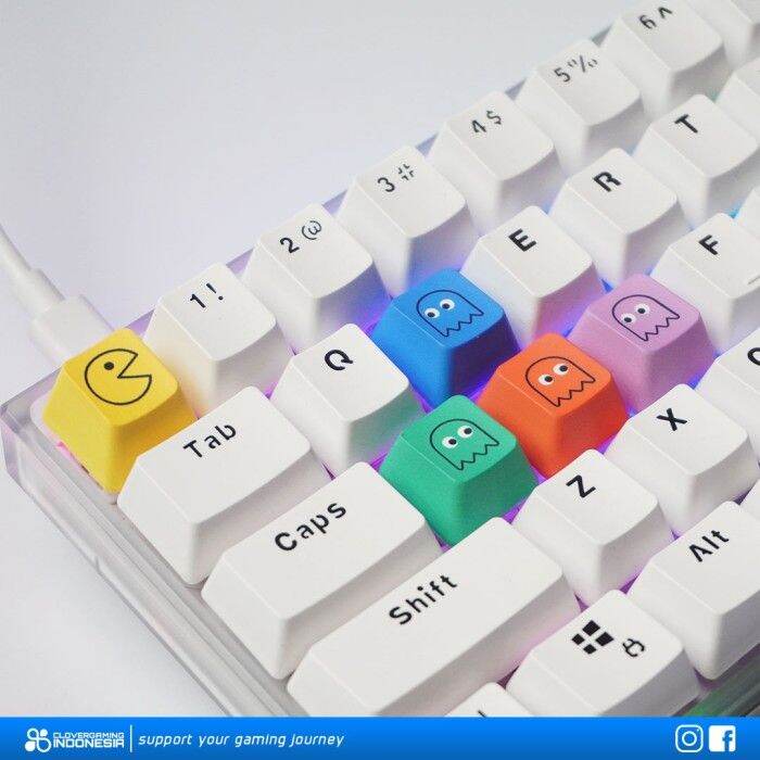 Keycaps Pacman PBT Dye Sub Pac Man for Mechanical Keyboard | Lazada ...
