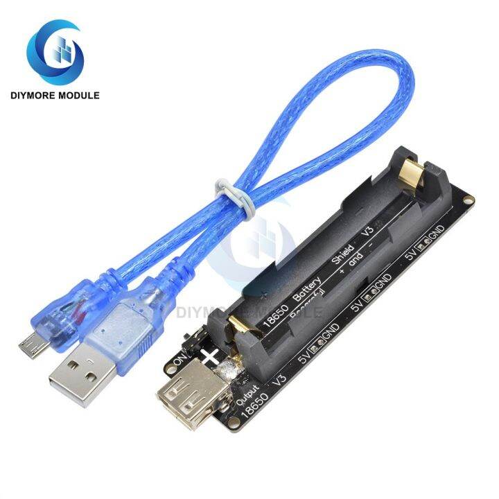 Micro USB ESP32 ESP32S 18650 Battery Charge Shield Board V3 with Cable ... Micro USB ESP32 ESP32S 18650 Battery Charge Shield Board V3 with Cable ...