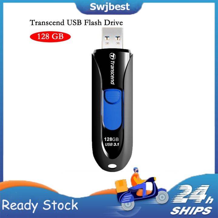 🔥COD+FREE+Ready Stock🔥Transcend USB Flash Drive 128 GB Microvault High ...