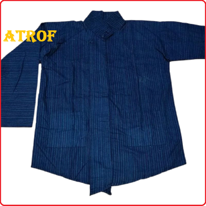 Surjan Peranakan Jogja Dewasa / BAJU ATASAN ADAT JAWA SURJAN LURIK BIRU ...