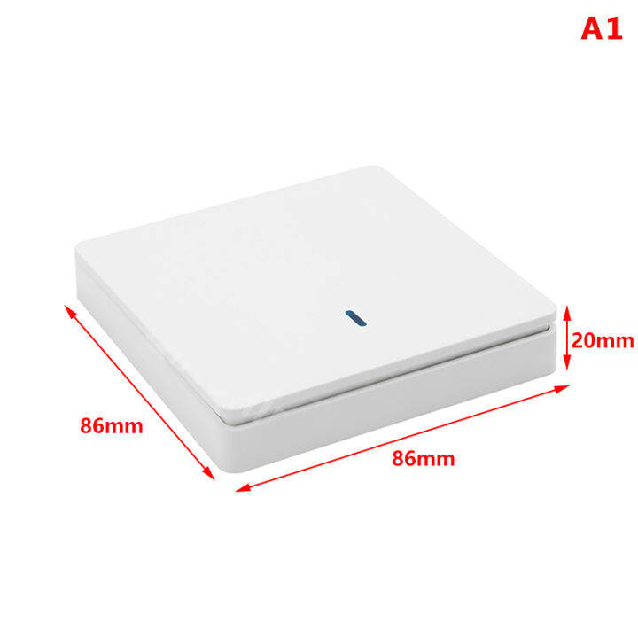 🟠🟡 MEET🟢🔵 433MHz RF Wireless REMOTE CONTROL SWITCH 86 Type Wall PANEL ...