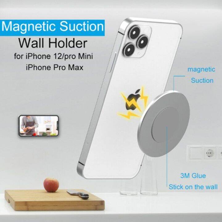 Strong Magnetic Suction Wall Mount for Magsafe case Wallet 12 13 Series ...