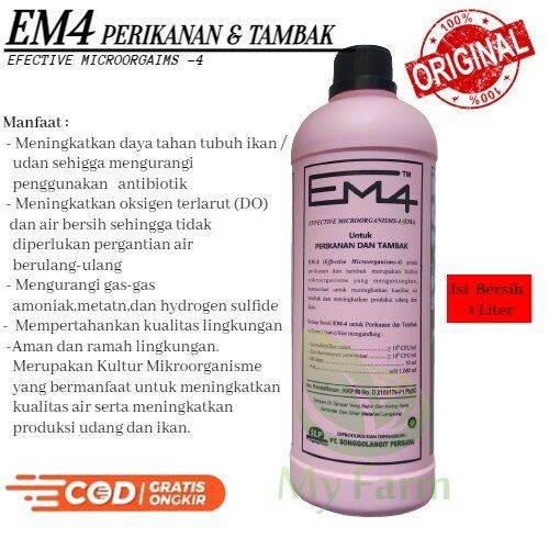 Em4 Perikanan Dan Tambak Molase 1 Liter / Cairan Probiotik Organik Cair ...