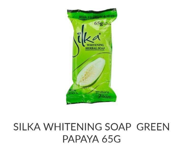 Silka Whitening Soap Green Papaya 65g | Lazada PH