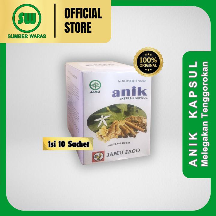 Anik Kapsul - Isi 10 Sachet 4 Kapsul - Anti Nikotin | Lazada Indonesia