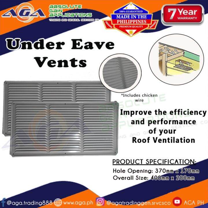 Under Eave Vents/ Green-Vent Under Eaves | Lazada PH