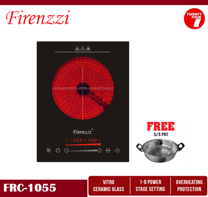 FIRENZZI Vitro Ceramic Cooker FRC-1055 | Lazada