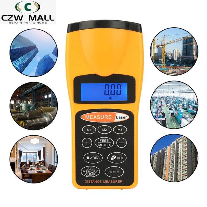 CZW MALL CP-3007 LCD Display Handheld Ultrasonic Meter Pointer ...
