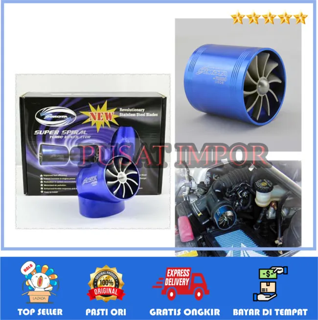 Turbo Ventilator Double Blade Simota | Lazada Indonesia