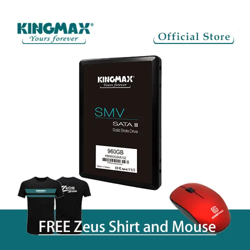 Kingmax 960GB 2.5" SATA III Internal SSD Solid State Drive 3D NAND ...