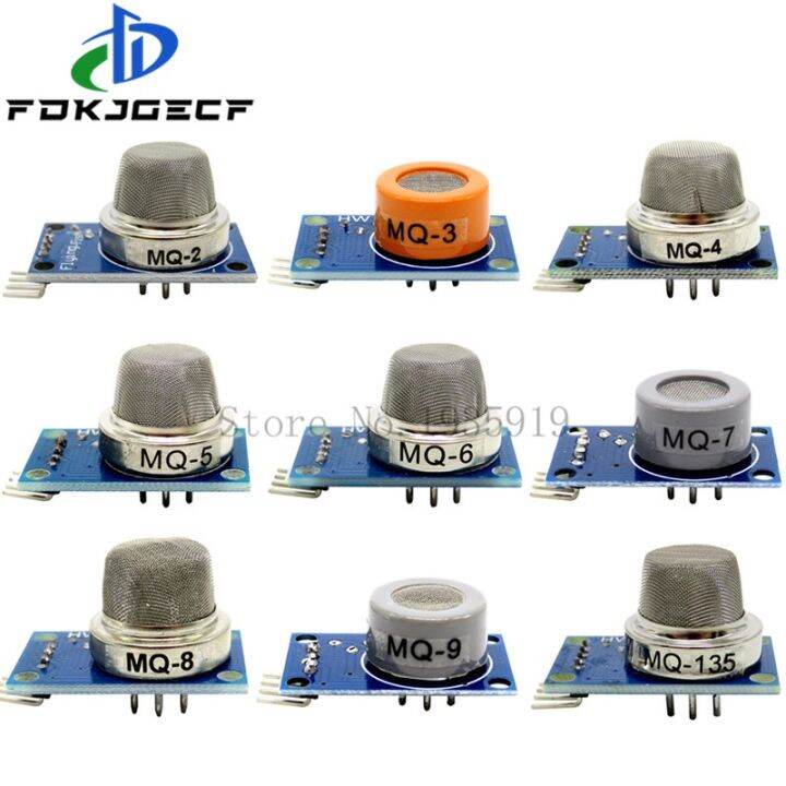 MQ-2 MQ-3 MQ-4 MQ-5 MQ-6 MQ-7 MQ-8 MQ-9 MQ-135 Detection Smoke methane ...