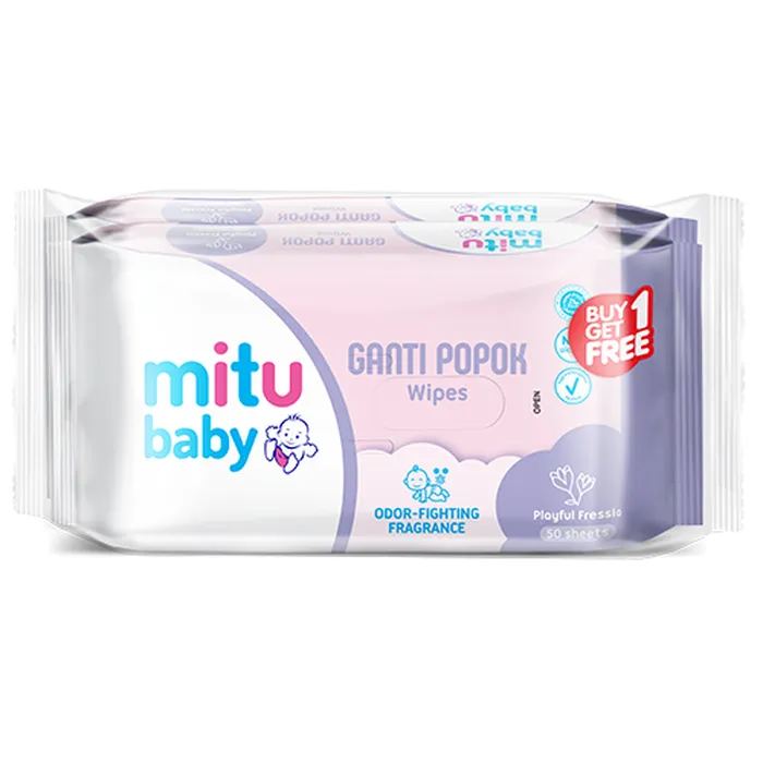MITU Baby Wipes Original Tissue Basah ungu (50+50 sheets) | Lazada ...