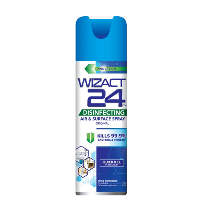 WIZACT 24 Disinfecting Air & Surface Spray (Aerosol) 100ml | Lazada PH