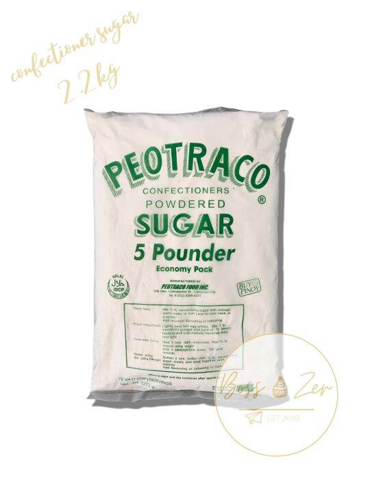 Peotraco Confectioner Sugar 2.2kg | Lazada PH