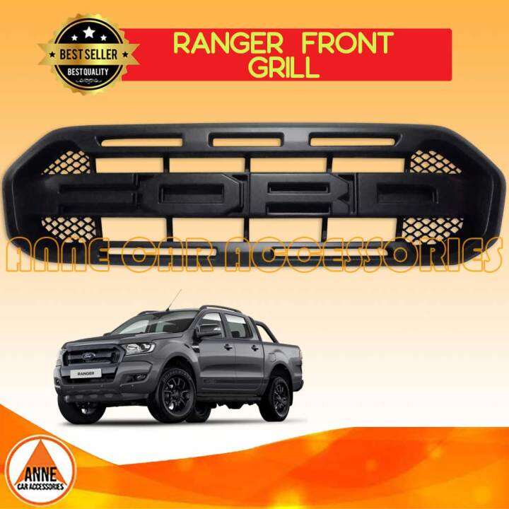 Car Front Grill for Ford Ranger T6 T7 T8 / Raptor 2012 2013 2014 2015 ...