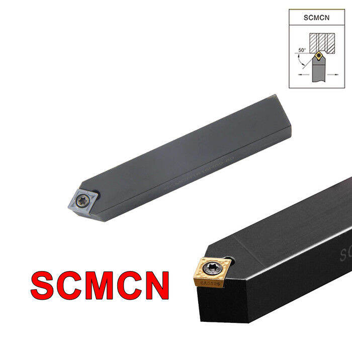 Holder SCMCN 1212 09 Insert CCMT 09 Pahat Bubut Luar Netral | Lazada ...