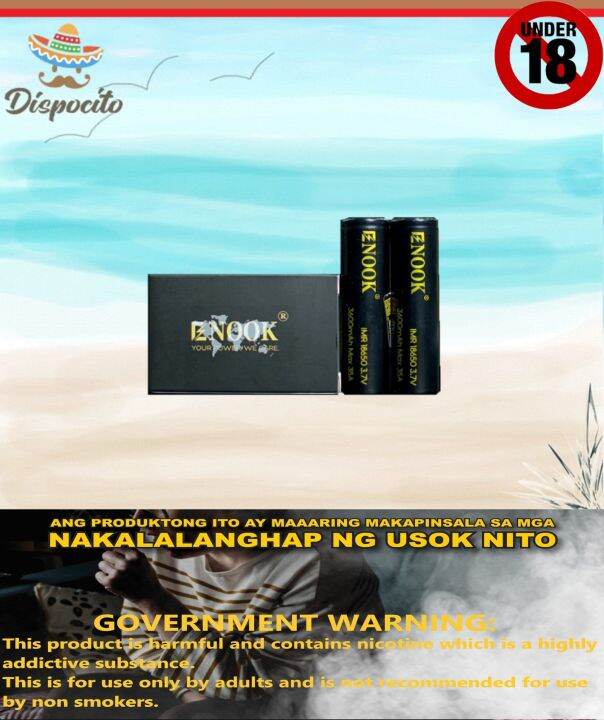 Enook 18650 Battery 3600 mAh Original | Lazada PH