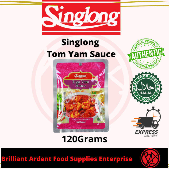 HALAL_Singlong Instant Tom Yam Sauce 120g | Lazada