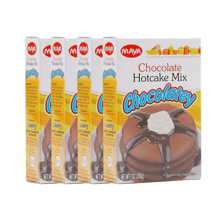 Maya Chocolate Hotcake Mix Chocolatey 200g - Pack of 4 | Lazada PH