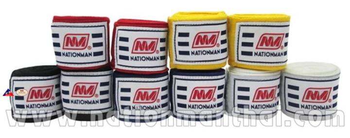 NATIONMAN ผ้าพันมือนักมวยแบบมีตีนตุ๊กแก | Lazada.co.th