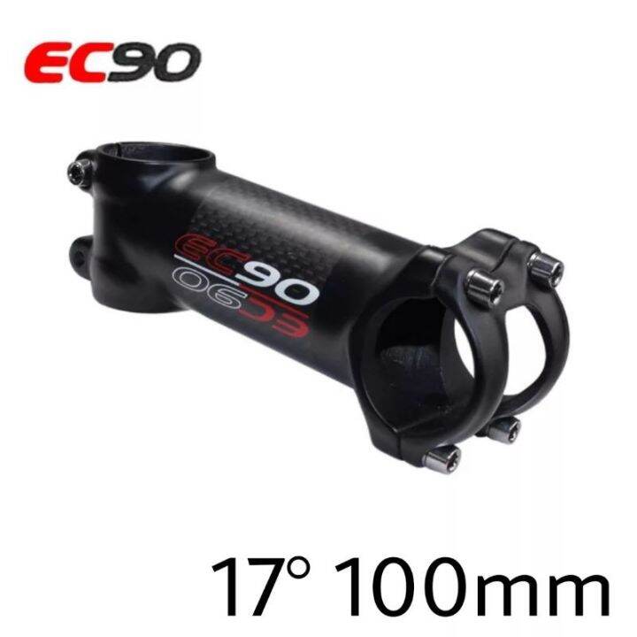 STEM EC90 ALLOY CARBON 17 DERAJAT PANJANG 100MM ATAU 10CM OS OVERSIZE ...